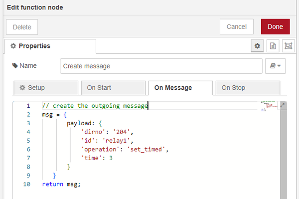 Node-Red - Getting Started - Zenitel Wiki